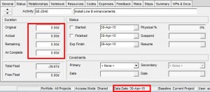 Use Expected Finish in Primavera P6 to Speed Updates