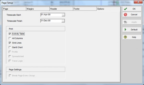 How to Print to PDF in Primavera P6 Professional