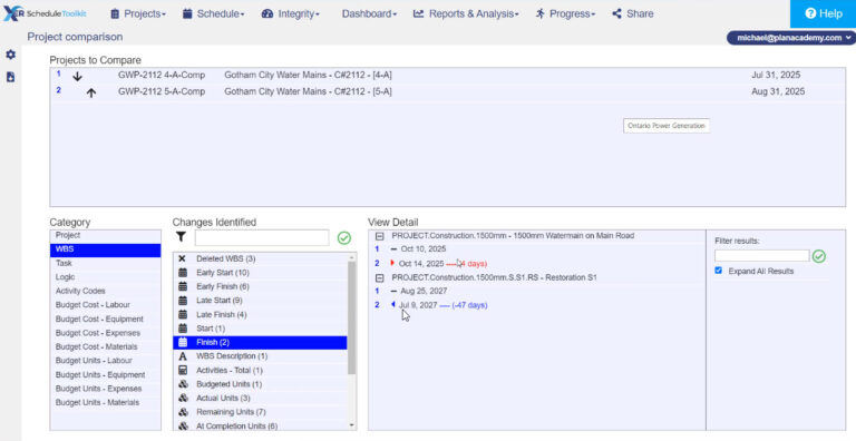 P6 Schedule Comparison Tools: Which One Should You Use?