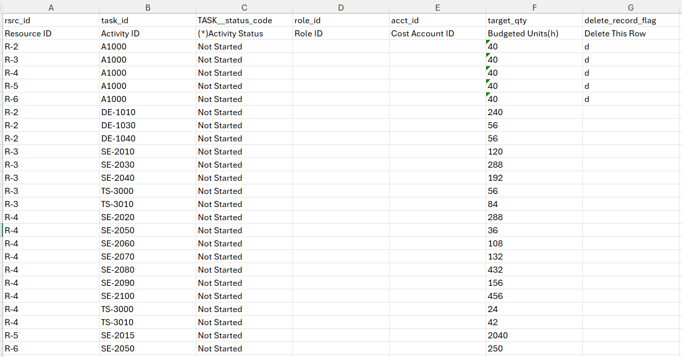 Importing Data from Excel to Primavera P6 Effortlessly